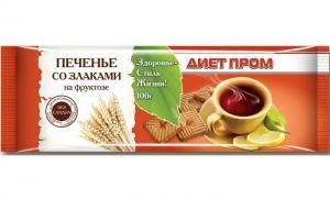 Печенье со злаками на фруктозе 100 г в Санкт-Петербурге — купить ...